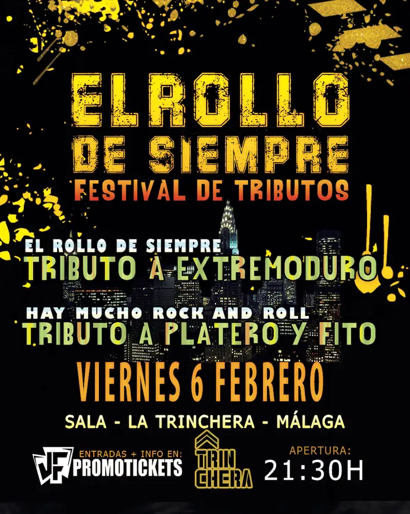 Tributes to Extremoduro, Platero & Fito | Malaga