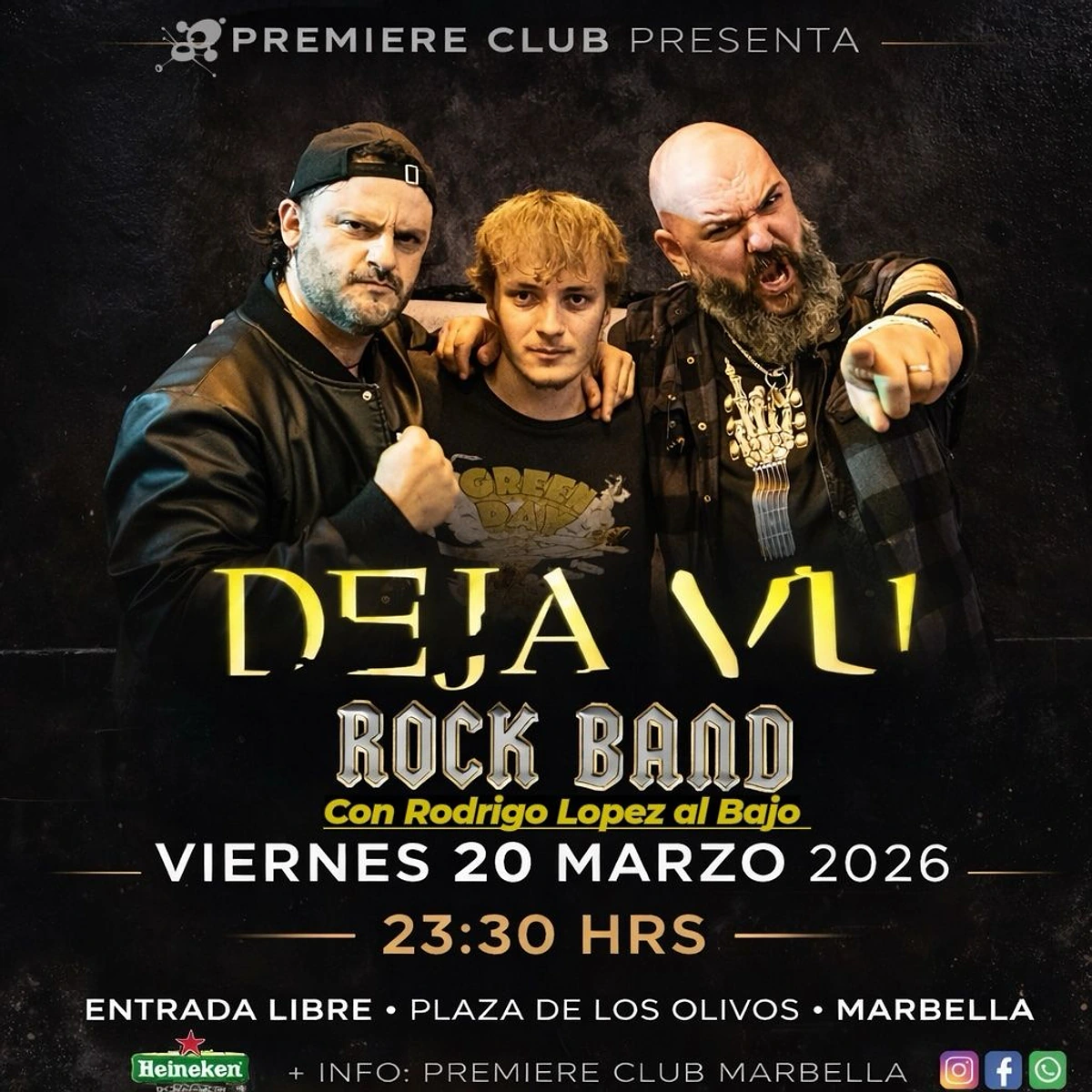 Deja Vu Rock Band en directo | Marbella